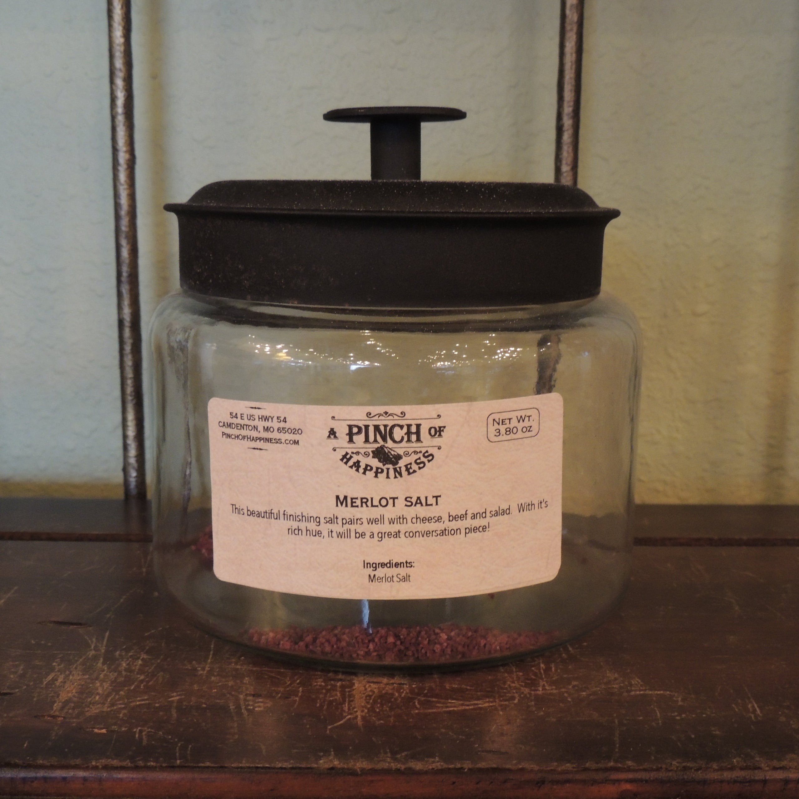 Merlot Infused Salt | A Pinch of Happiness